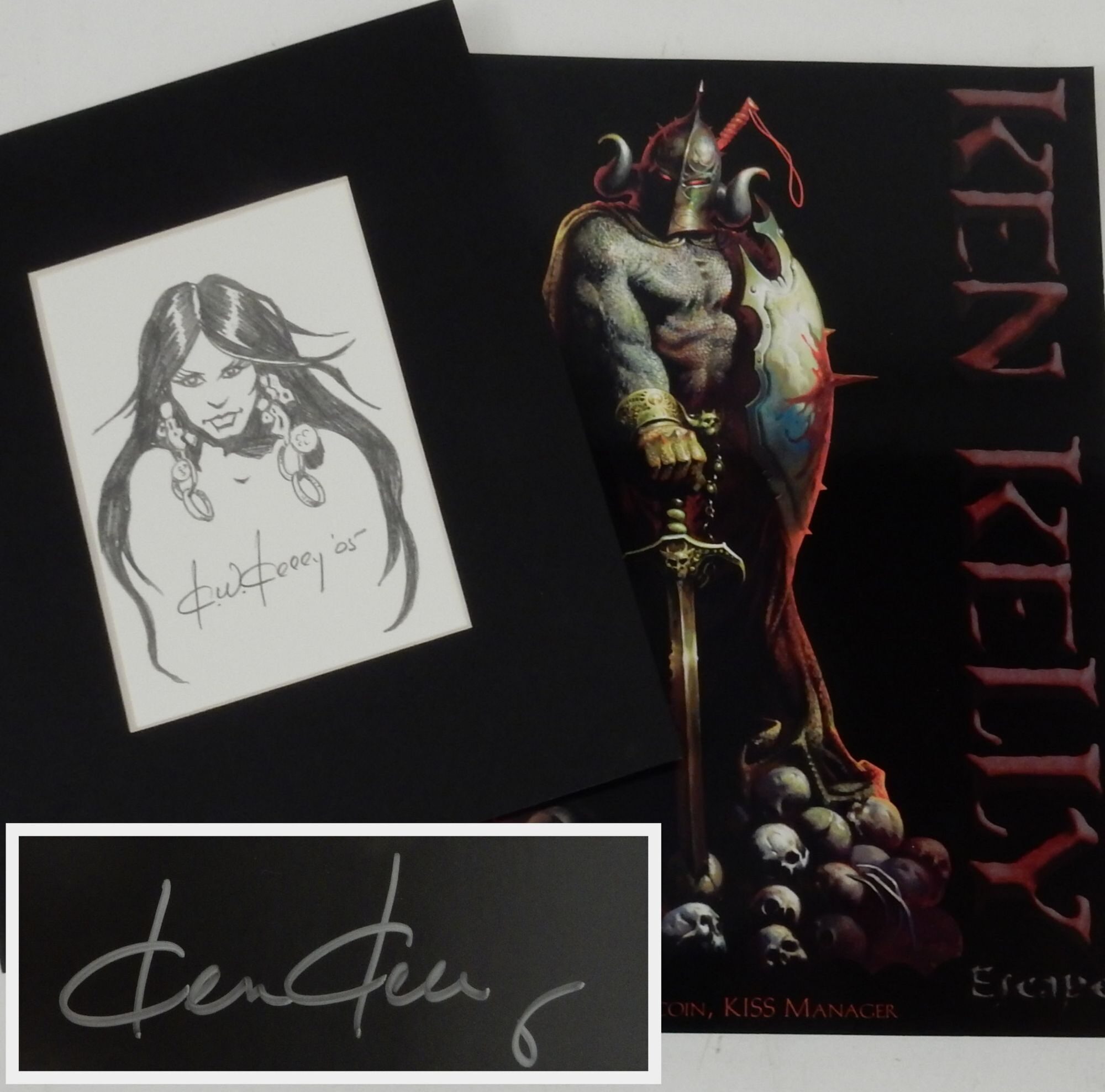 Escape : Ken Kelly | Ken Kelly, KISS Manager Bill Aucoin | First Printing